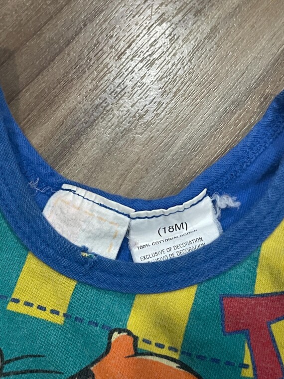 18M Vintage 90s Kids Disney Tigger Cartoon Tank Top S… - Gem