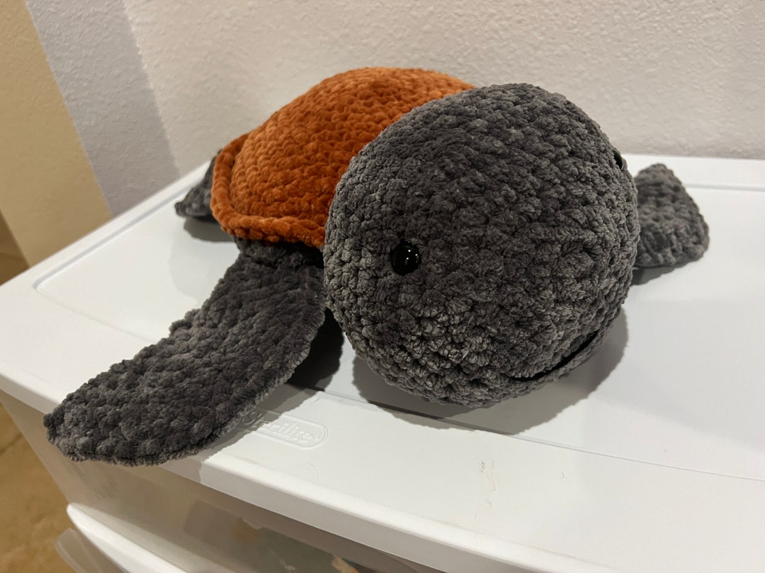 Jumbo Turtle Plush - Etsy