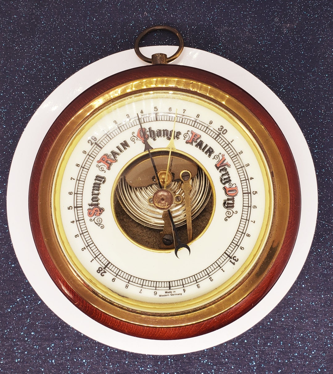 Quality Vintage Aneroid Barometer, Nautical Wall Hanging Barometer ...