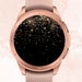 Gold Glitter Samsung Galaxy Watch Face, Glitter Samsung Galaxy Watch ...
