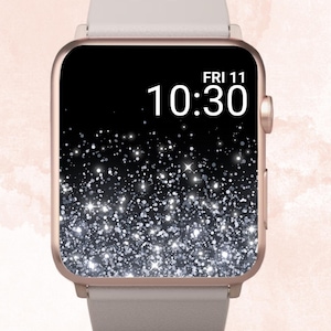 Sparkly Glitter Apple Watch Wallpaper, Diamonds Apple Watch Face ...
