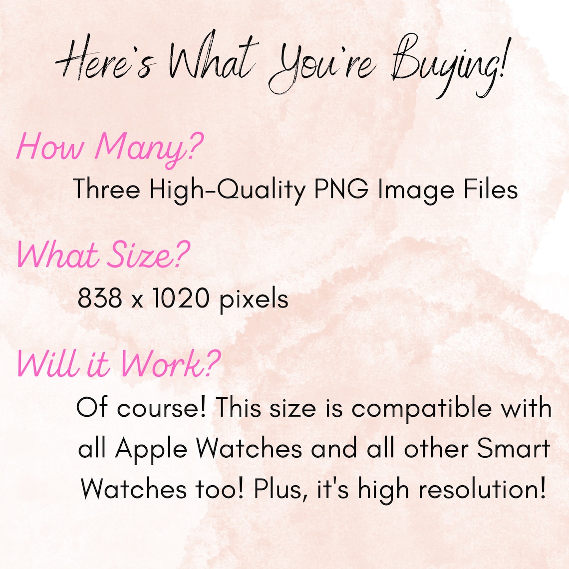 Set of 3 Retro Apple Watch Wallpapers, Retro Apple Watch Face, Groovy ...