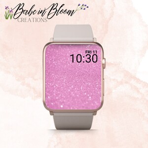 Set of 3 Glitter Apple Watch Wallpapers, Glitter Apple Watch Face ...