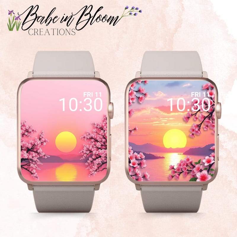 Floral Watch - Etsy