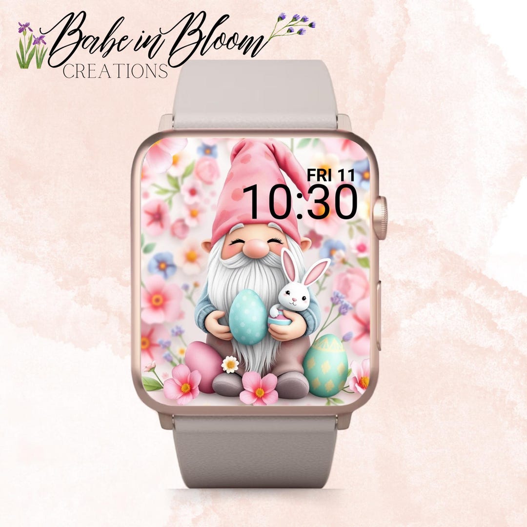 3D Easter Gnome Apple Watch Wallpaper, Easter Gnome Apple Watch Face ...