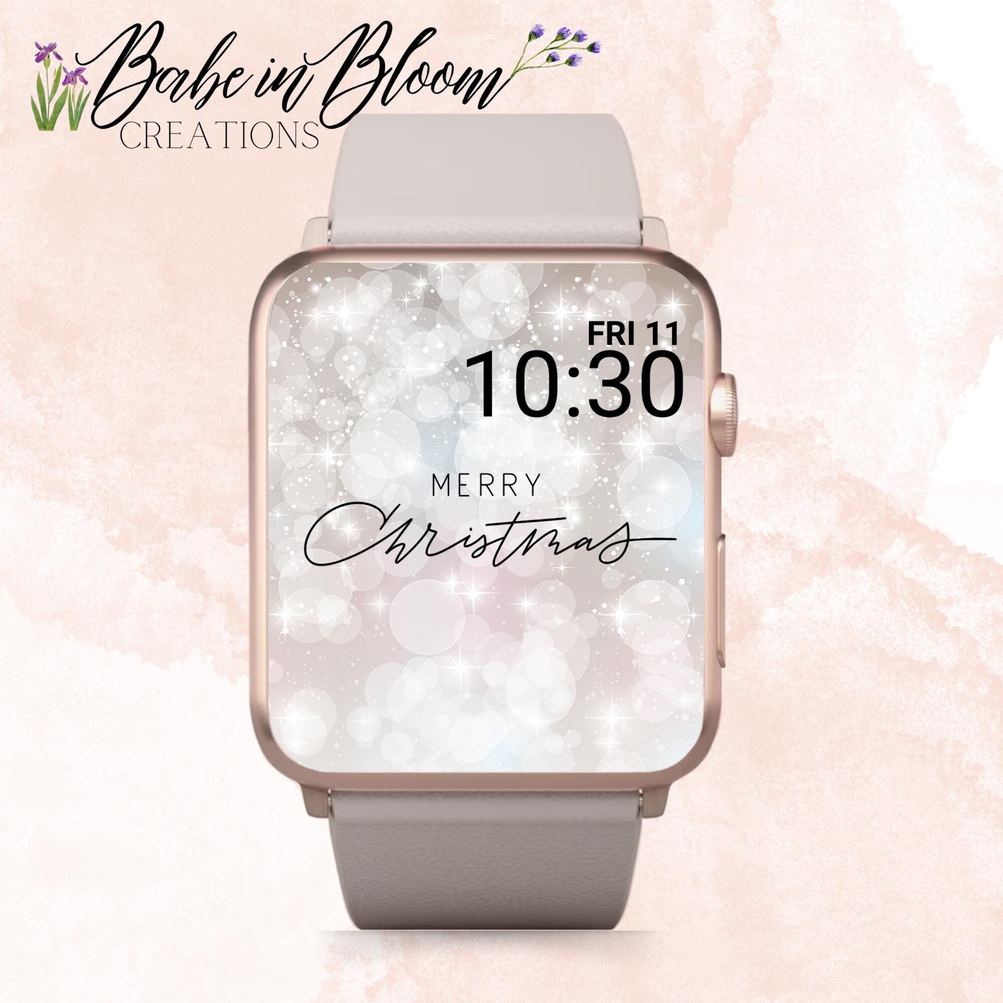 Merry Christmas Apple Watch Wallpaper, Christmas Apple Watch Face ...