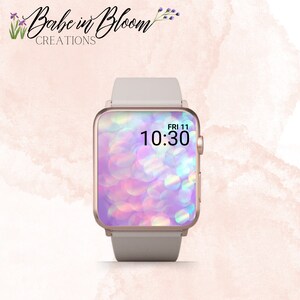 Set of 3 Pretty Pastel Apple Watch Wallpapers, Pastel Apple Watch Face ...