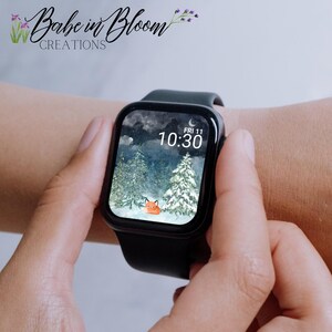 Winter Fox Apple Watch Wallpaper, Winter Fox Apple Watch Background ...
