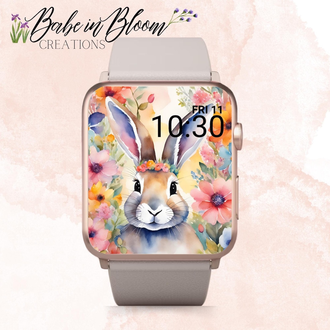 Easter Apple Watch Wallpaper, Easter Bunny Apple Watch Wallpaper ...