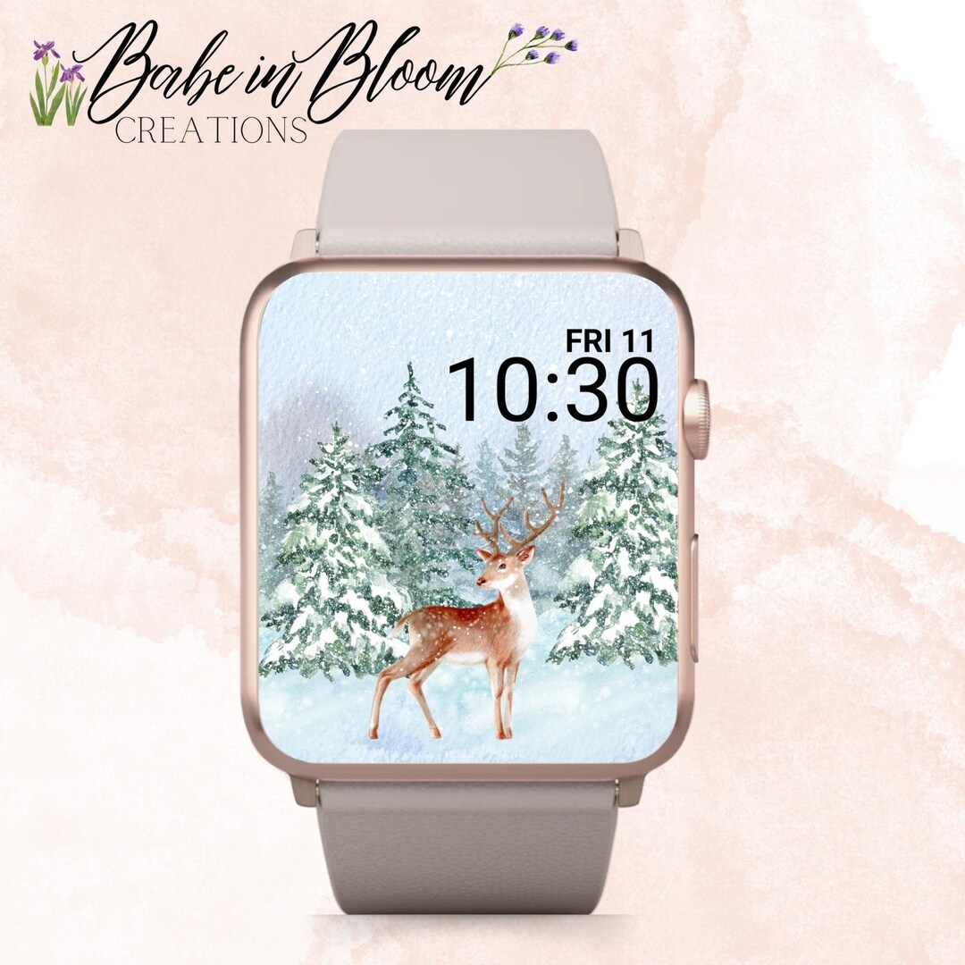 Christmas Apple Watch Wallpaper, Christmas Apple Watch Face, Winter ...