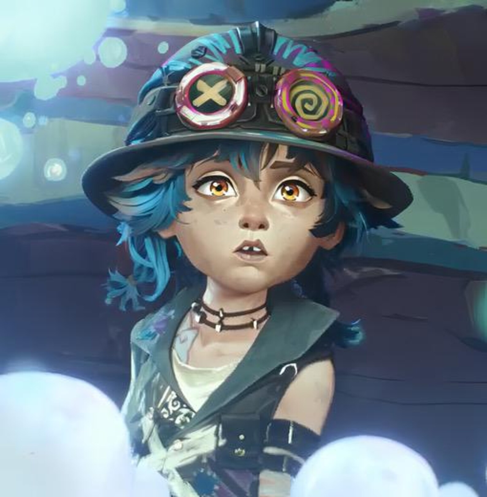 Isha Hat From Arcane, Handmade Keychain - Etsy