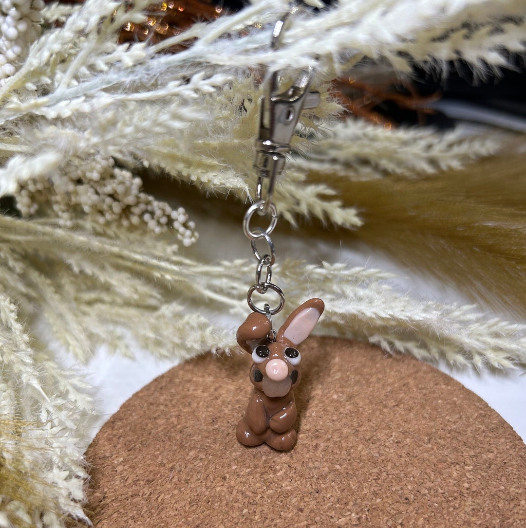Wallace & Gromit Bunny Keychain - Etsy