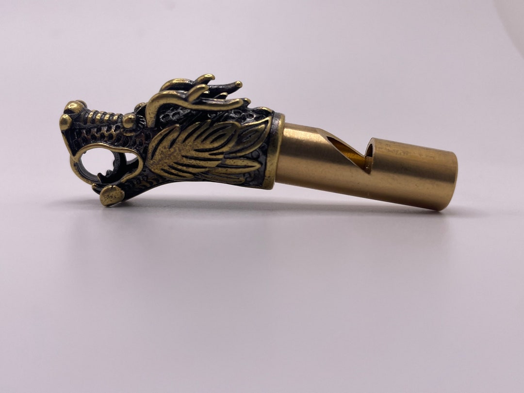 Oriental Dragon Whistle-beautiful Copper Detailed Finish-functional ...