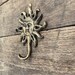 Sun Hook With Bronze Finish - Cast Iron Hook for Hats, Jackets, Coats ...