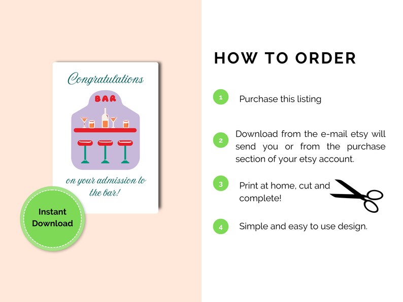 Congratulations Card for Lawyer; Admission to the Bar - Etsy