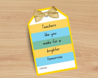 We Couldn't Have Picked A Better Teacher Printable Gift Tag, Printable ...