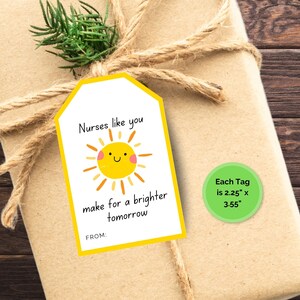 Nurse Appreciation Tags Printable - Etsy