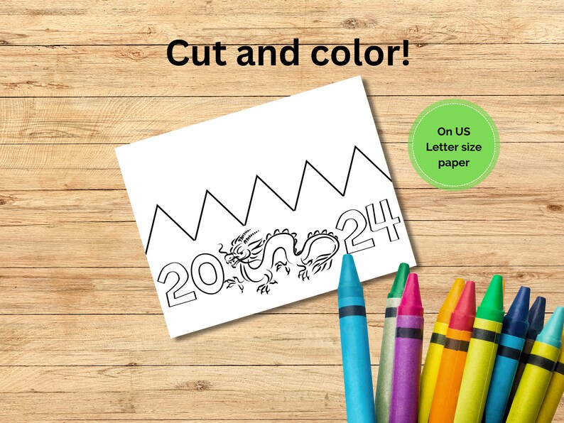 Chinese New Year Paper Crown Printable - Etsy