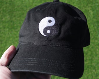 YIN YANG Symbol Hat Embroidered Chinese Philosophy Men Women Cap Price ...