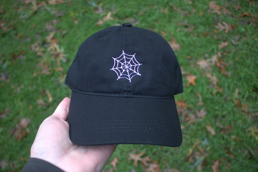 Halloween Spiderweb Hat - Halloween Embroidered Dad Hat - Etsy