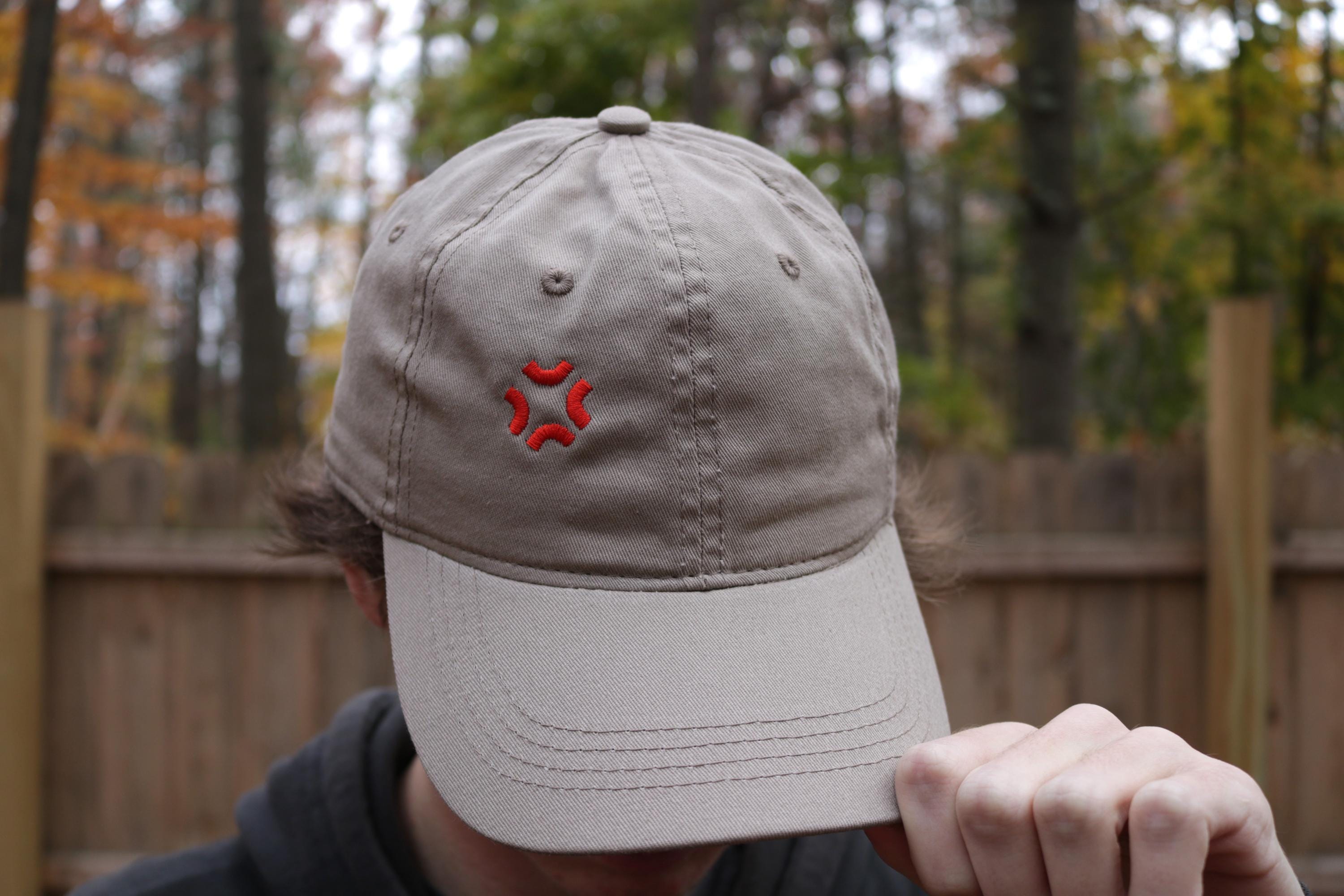 Vein Popping Anime Angry Mark - Anime Embroidered Dad Hat - Etsy
