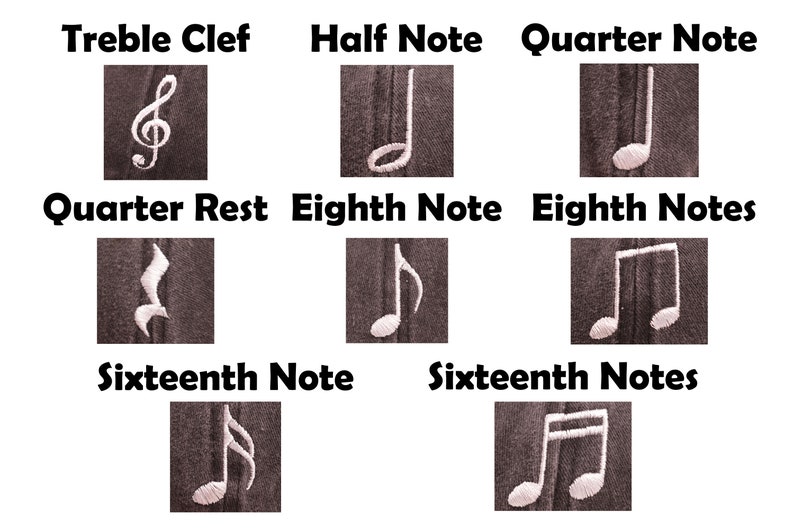 Music Notes Embroidered Dad Hat Personalized Sheet Music Gift for Music ...