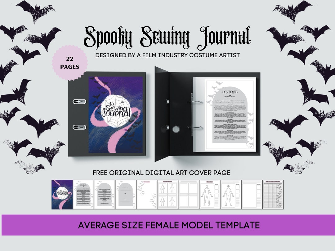 Printable Sewing Journal | Sewing Planner | PDF Download |average Size ...