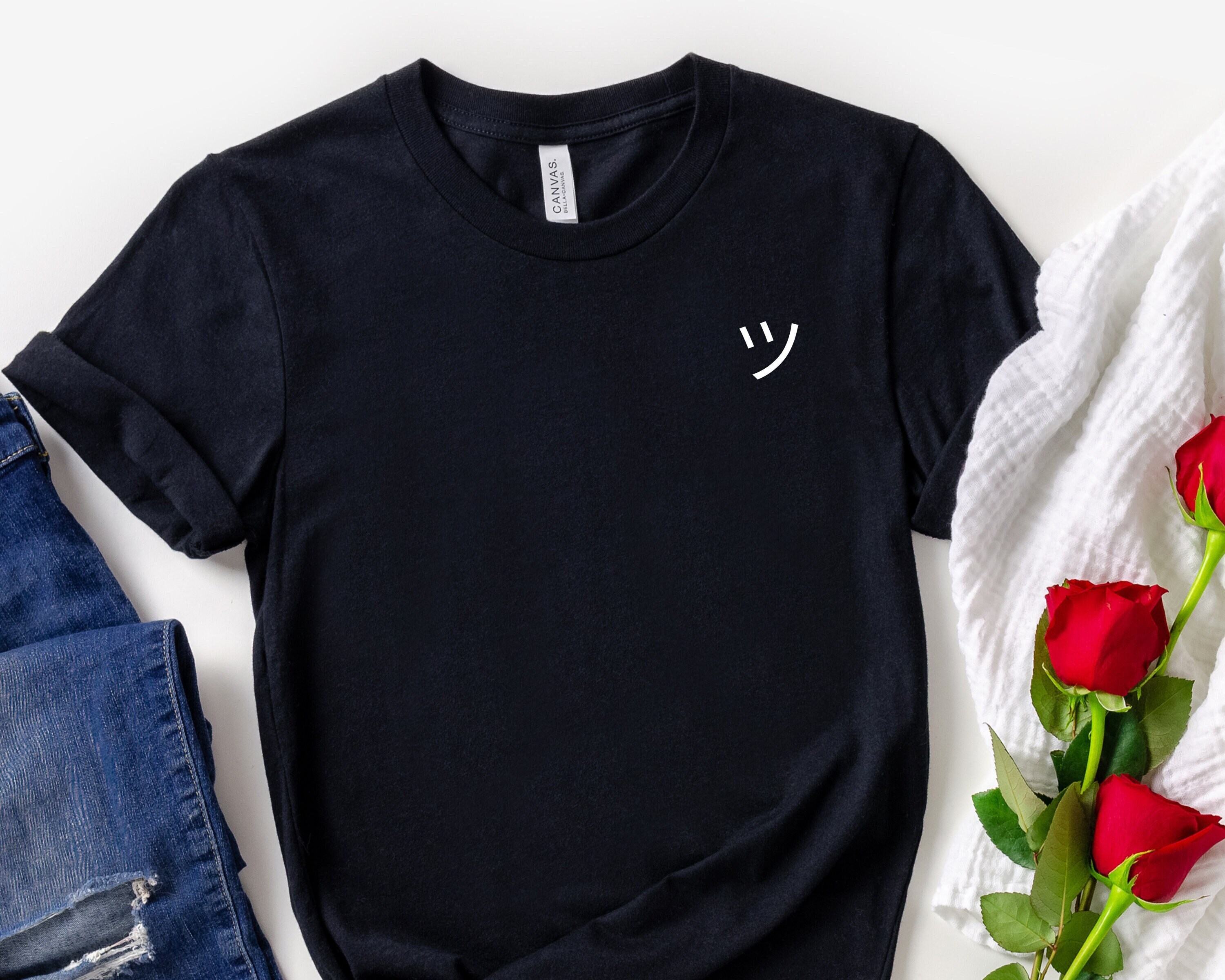 Smiley Face, Smile Shirt, Emoji Gifts, Japanese Smile Shirt, Cute ...