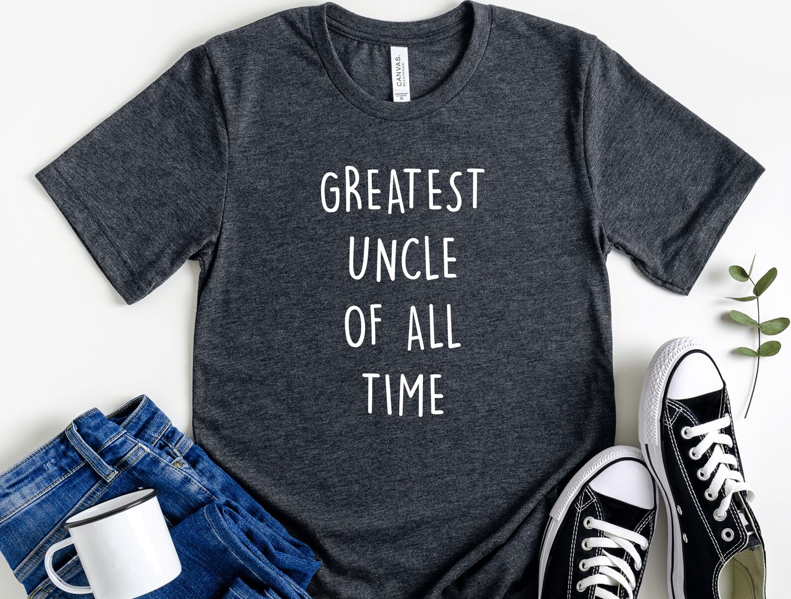 Greatest Uncle of All Time, GOAT Uncle Tshirt, Perfect Uncle Tee, Funny ...