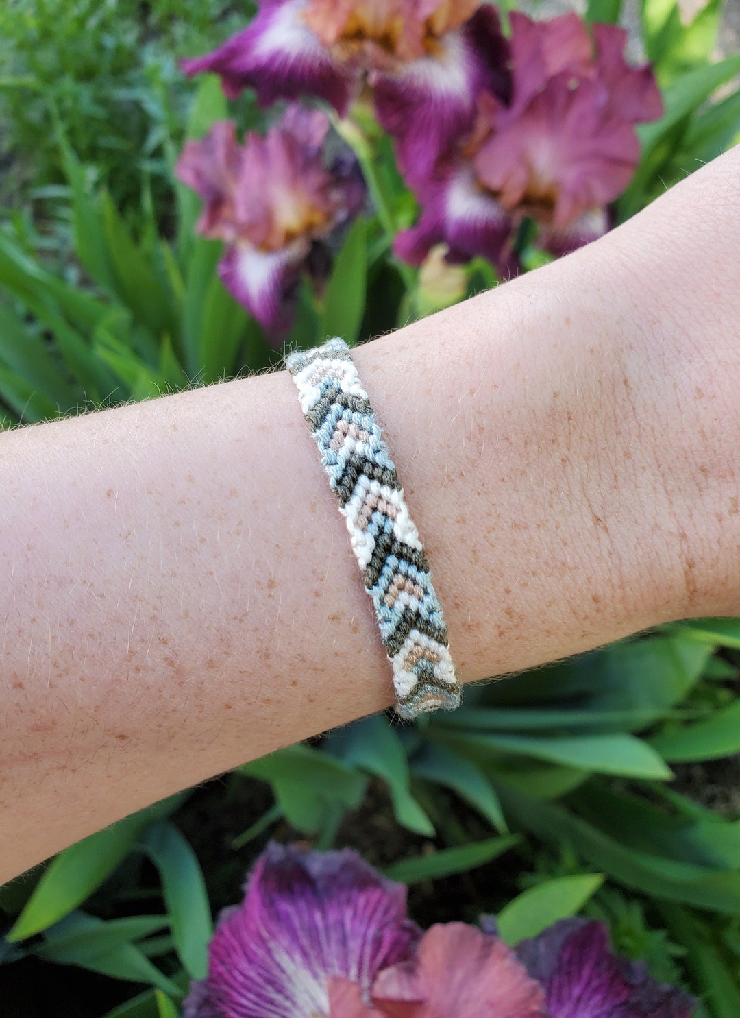 Chevron Arrowhead Friendship Bracelet, Summer Style, Woven Bracelet ...