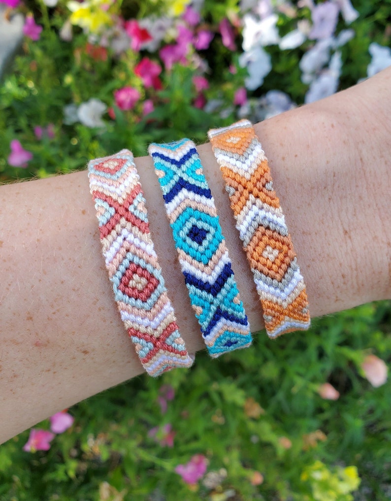 Diamond Friendship Bracelet, VSCO Bracelet, Surfer Vibes, Beach Vibes ...