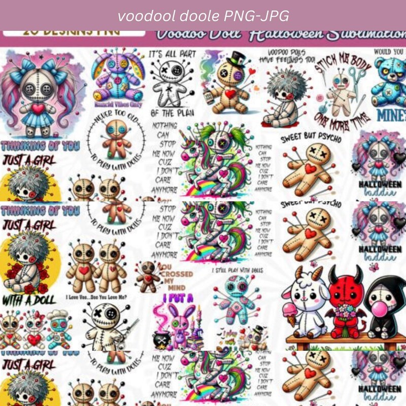 Voodoo Doll Svg - Etsy