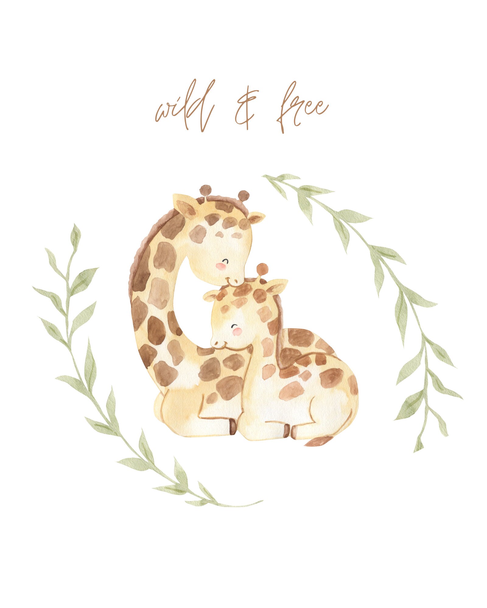 Giraffe Nursery Printable - Etsy