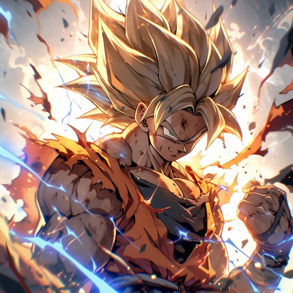 Super Saiyan Goku Images - Etsy