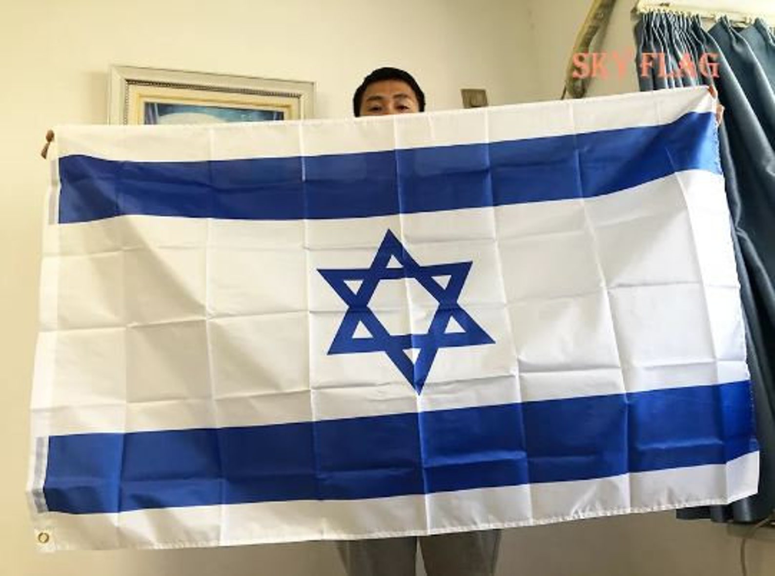 Israel Custom Flag - Etsy