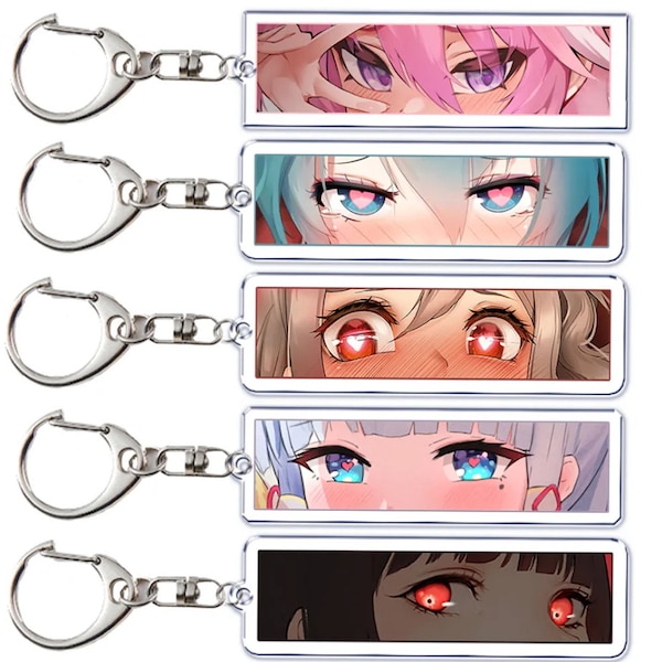 Anime Keychain - Etsy
