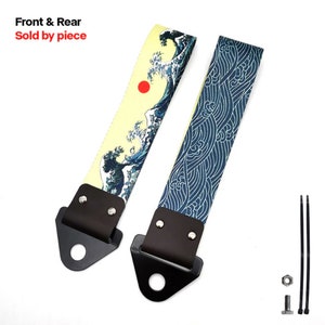 Custom JDM Style Tow Straps With Universal Bolt, Car Strap, Car ...