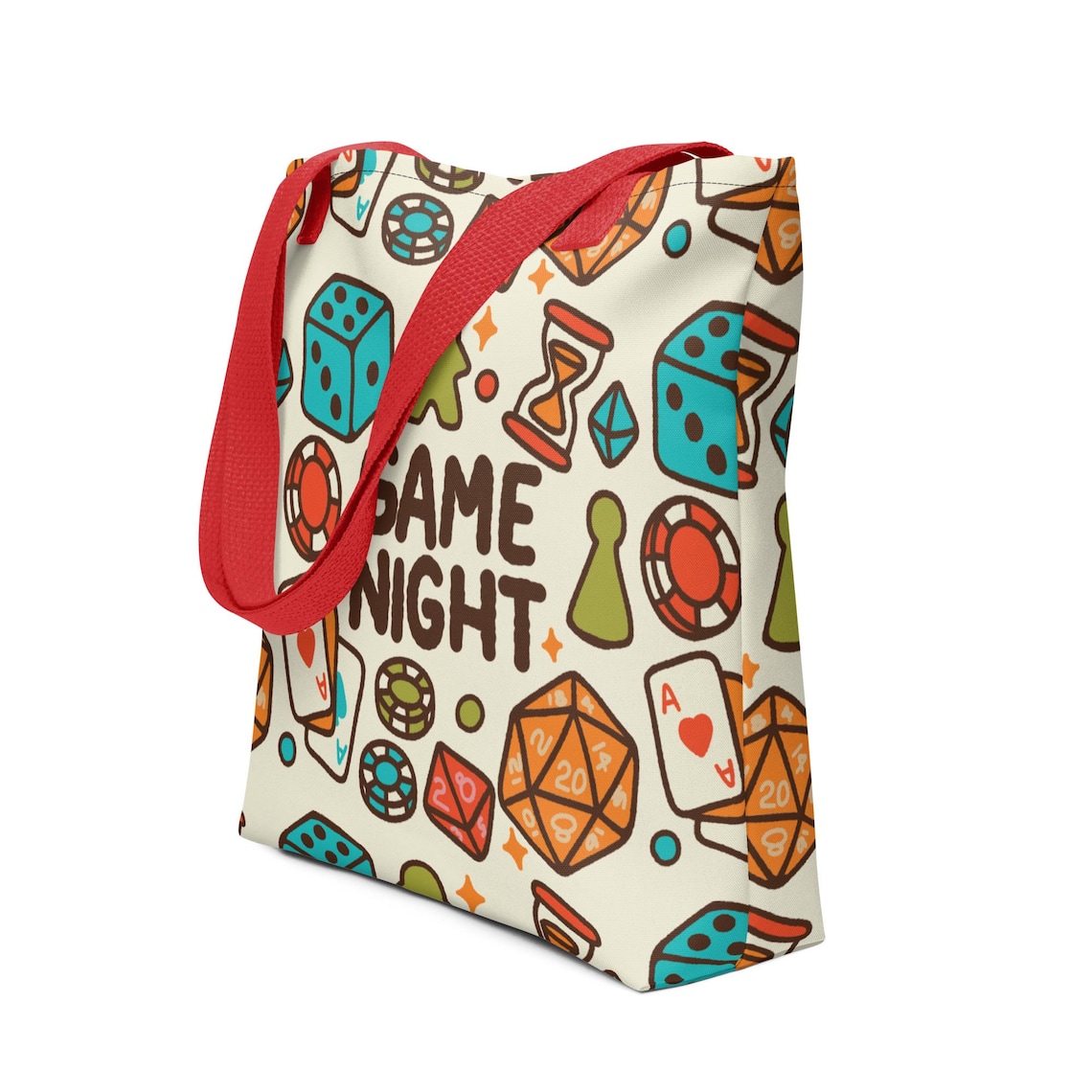 Game Night Tote Bag: Board Game Lover Gift - Etsy