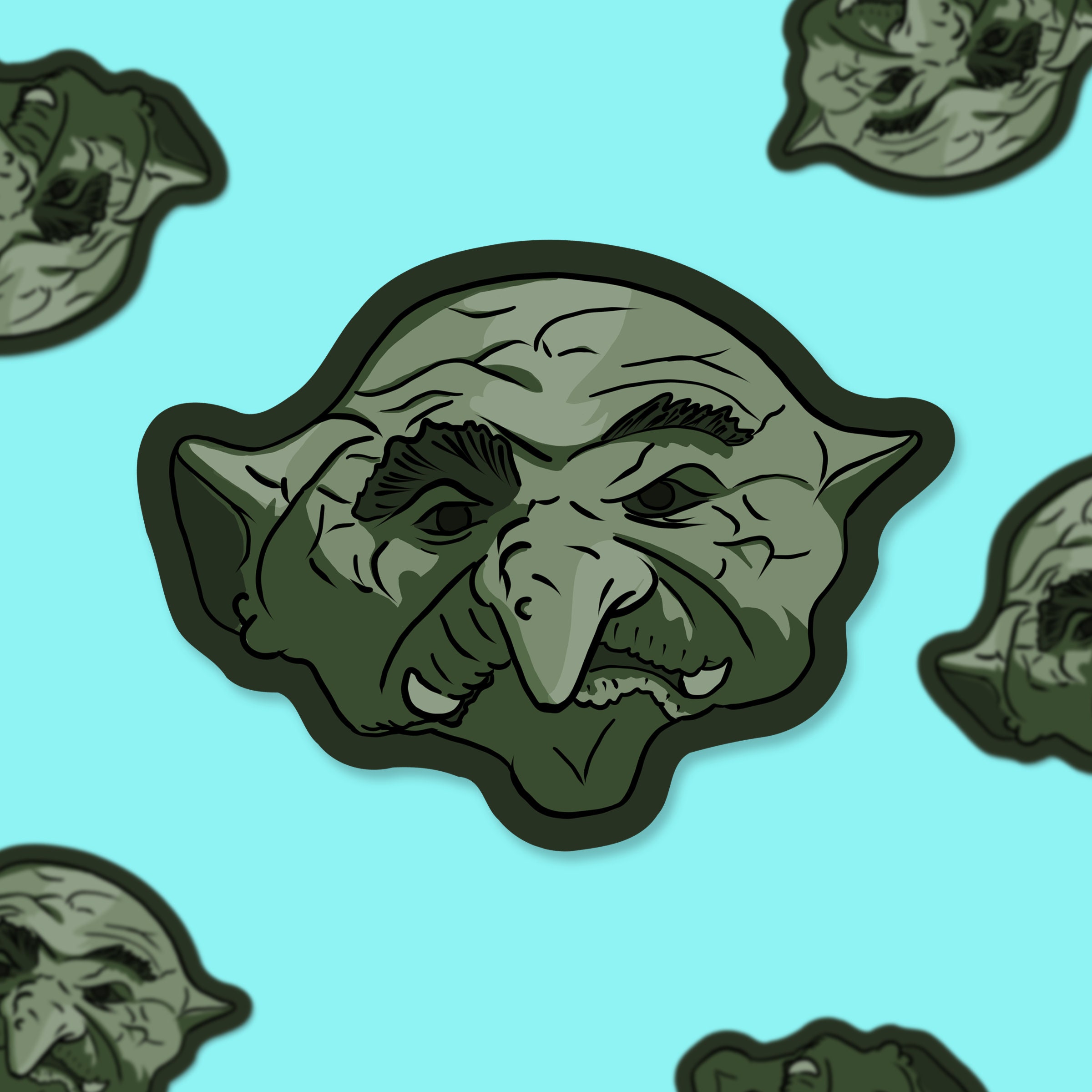 Wichita Troll Sticker, Water Resistant Decal for Laptops, Water Bottles ...