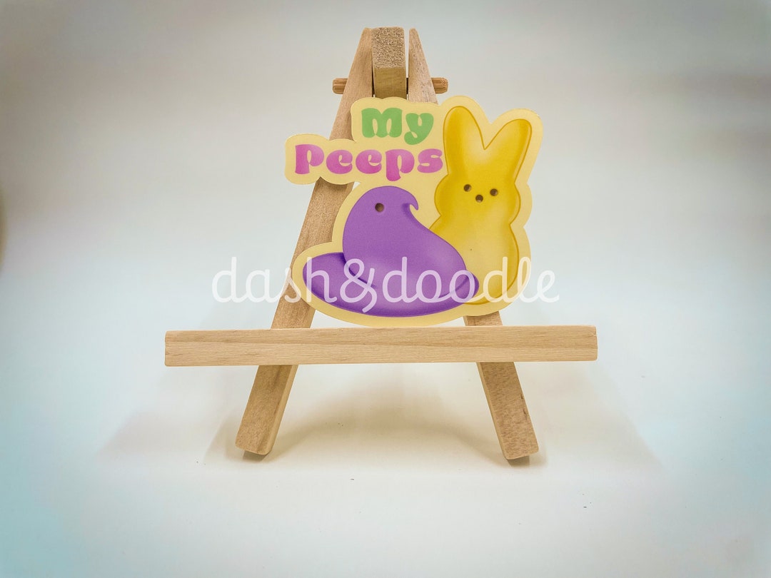 My Peeps Sticker, Water Resistant Decal for Laptops, Water Bottles, and ...