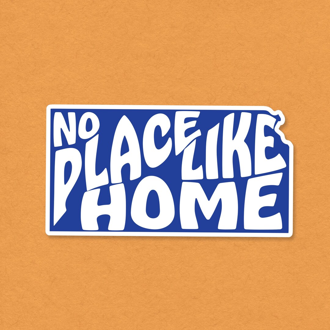 Kansas Sticker, No Place Like Home, Kansas Pride, Travel Sticker, State ...