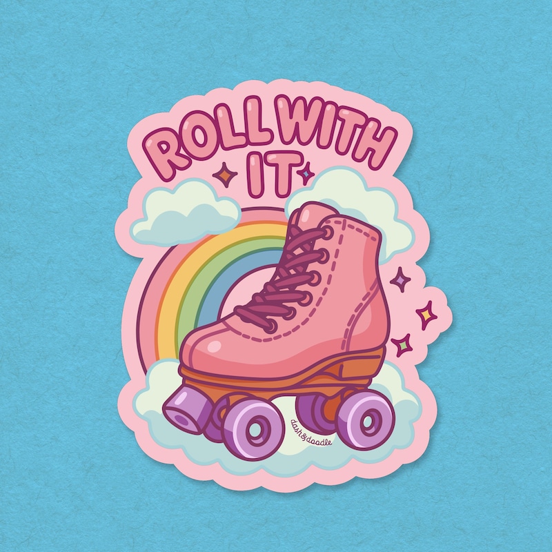 Roller Derby Sticker - Etsy