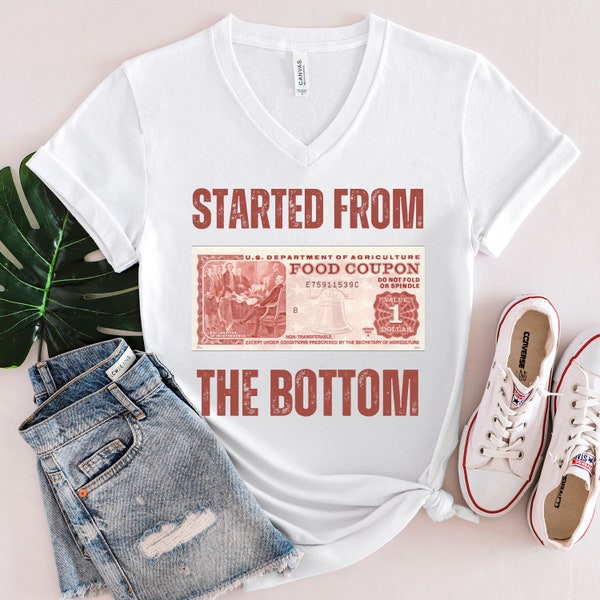 Food Stamp Started From the Bottom Png - Etsy