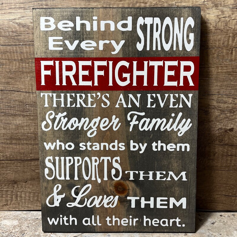Firefighter Sign - Etsy