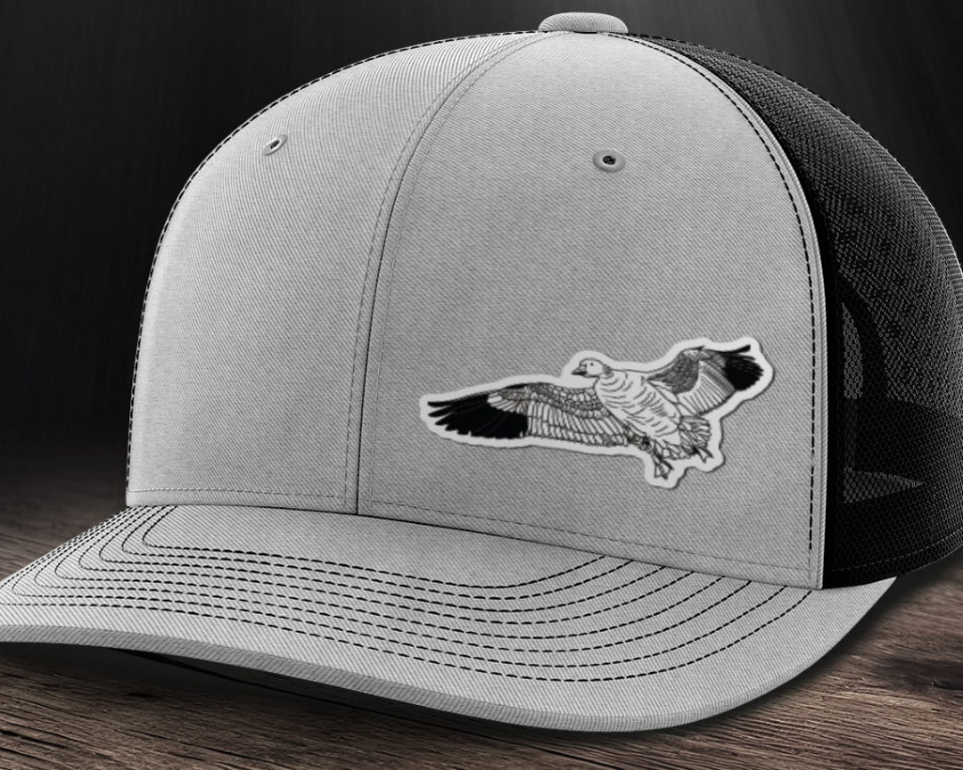 Snow Goose Hunting Hat, Geese Hat, Geese Hunting Hat, Decal-cut Leather ...