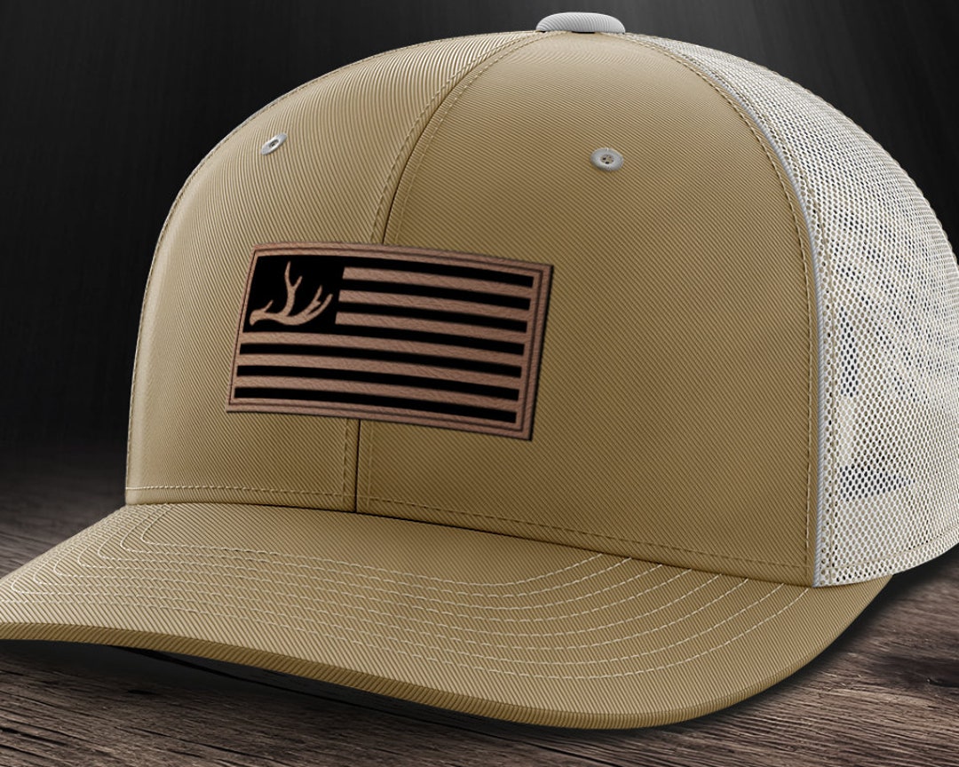 Deer and Shed Hunting Hat, Flag Patch Hat, Shed Hunting Hat, Shed ...