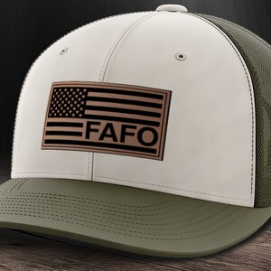 F Around and Find Out, FAFO Hat, FAFO Flag Hat, Flag Patch Hat, USA Patch Hat, American Flag ...