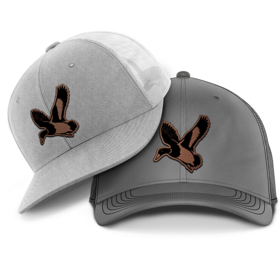 Duck Hunting Hat, Leather Patch Hat, Waterfowl Hunting Hat, Die-cut ...
