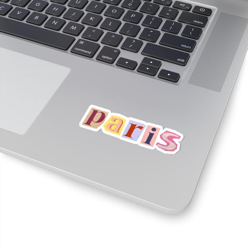 Chic Paris Kiss-cut Stickers for Travel Lovers, Laptop Decor, Journals ...