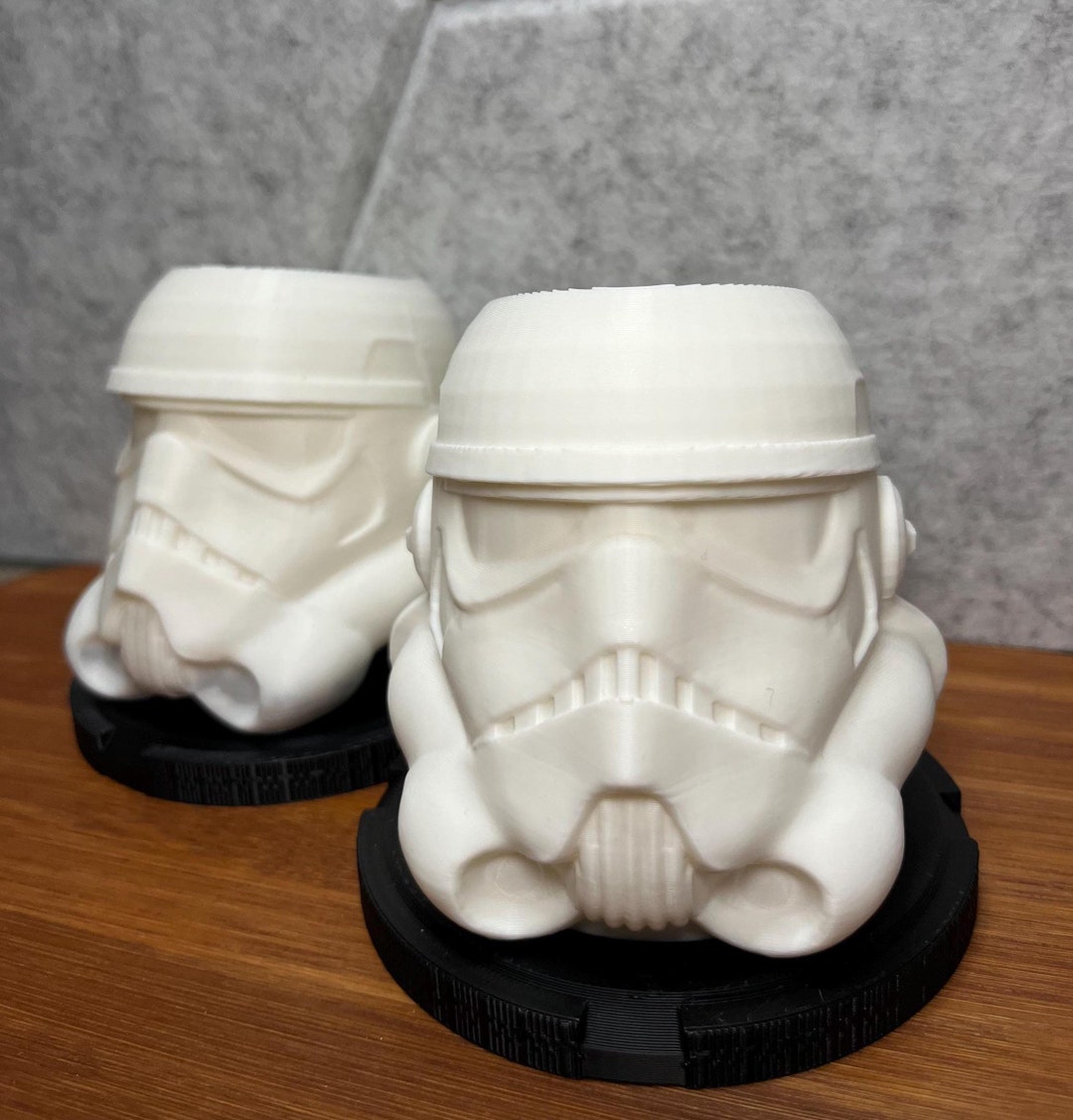 Star Wars All White Stormtrooper Planter / Pencil Holder / Desk Decor ...